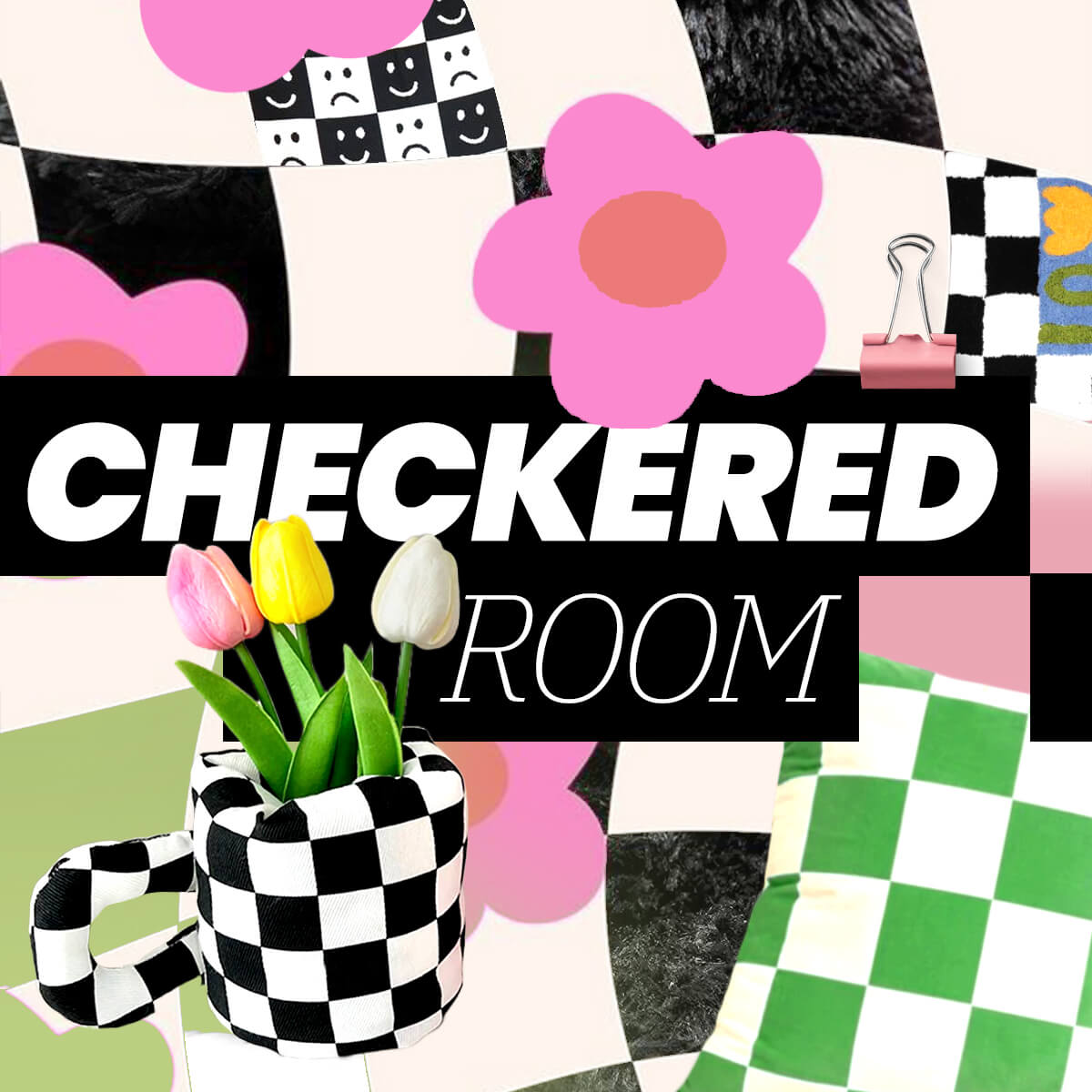 Checkered Decor | roomtery