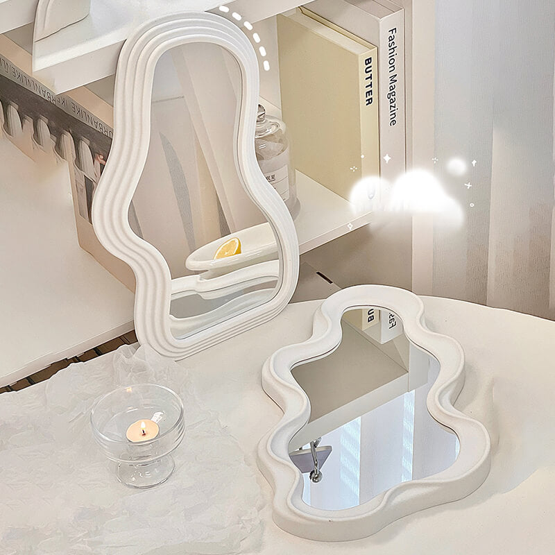 Irregular Wavy Wall Mirror | Aesthetic Room Decor -roomtery