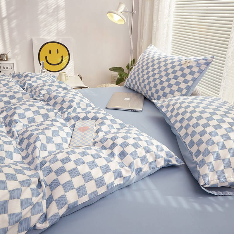 Checkered Bedding Duvet Covers & Sets - roomtery