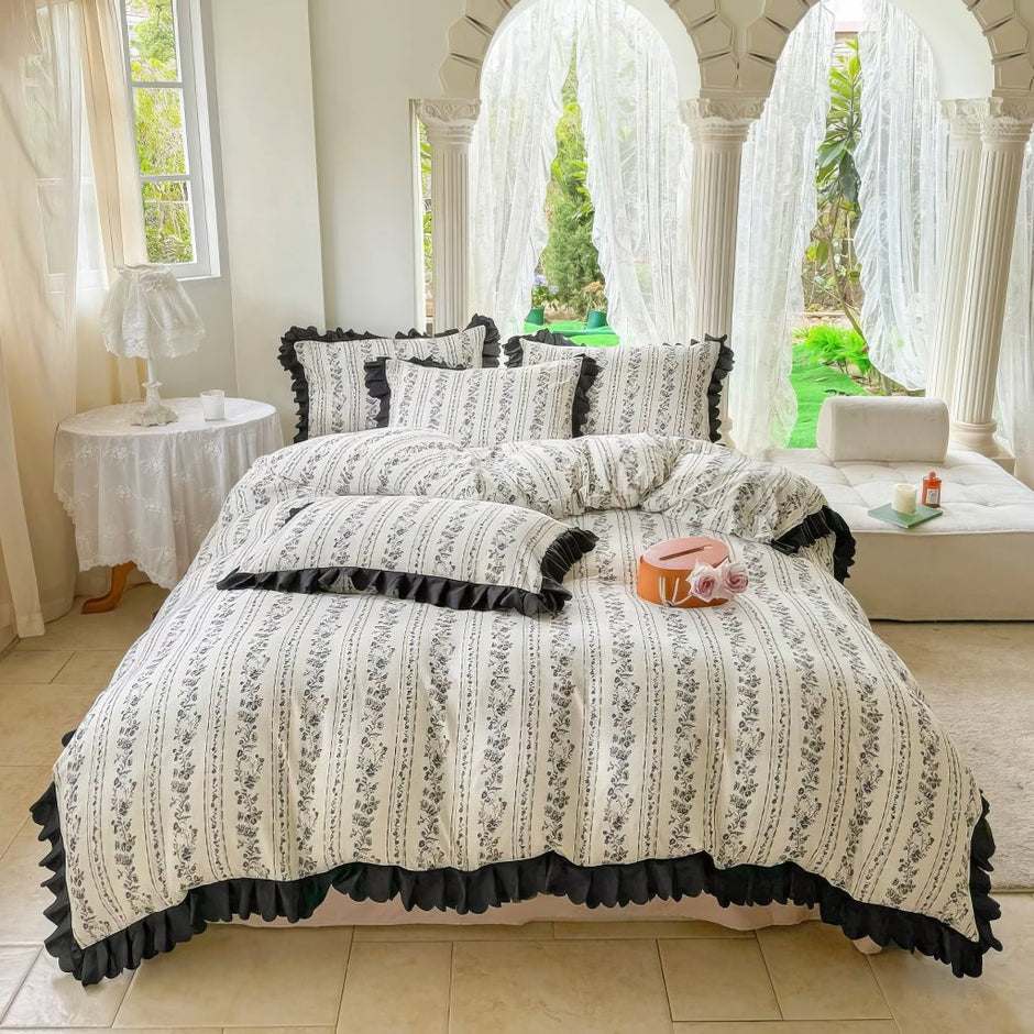 Floral Aesthetic Bedding Duvet Covers & Sets - roomtery