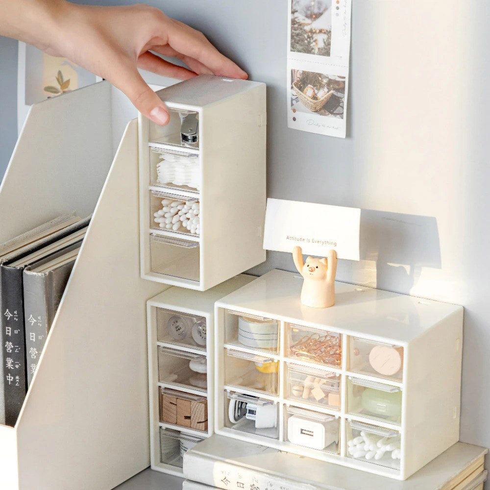 Minimalist Mini Desk Drawer | Aesthetic Room Organizers - roomtery