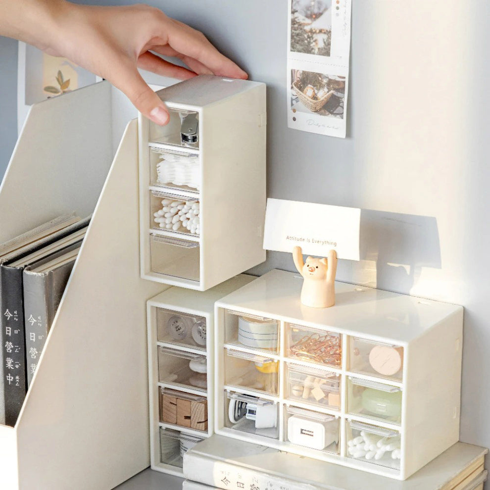 Minimalist Mini Desk Drawer | Aesthetic Room Organizers - roomtery