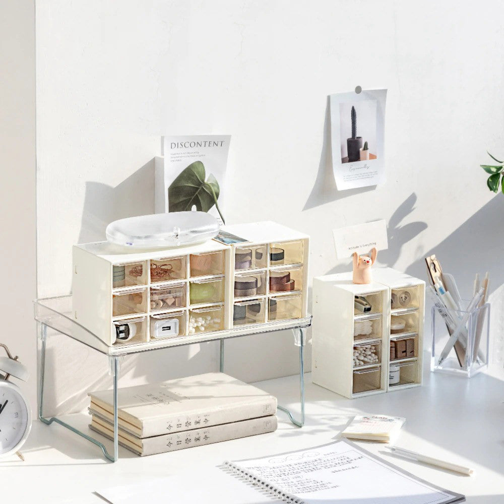 Minimalist Mini Desk Drawer | Aesthetic Room Organizers - roomtery