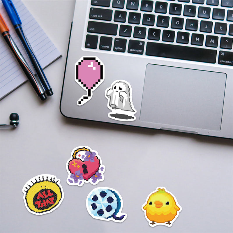Cute Pixel Art Sticker Pack - Shop Online on roomtery
