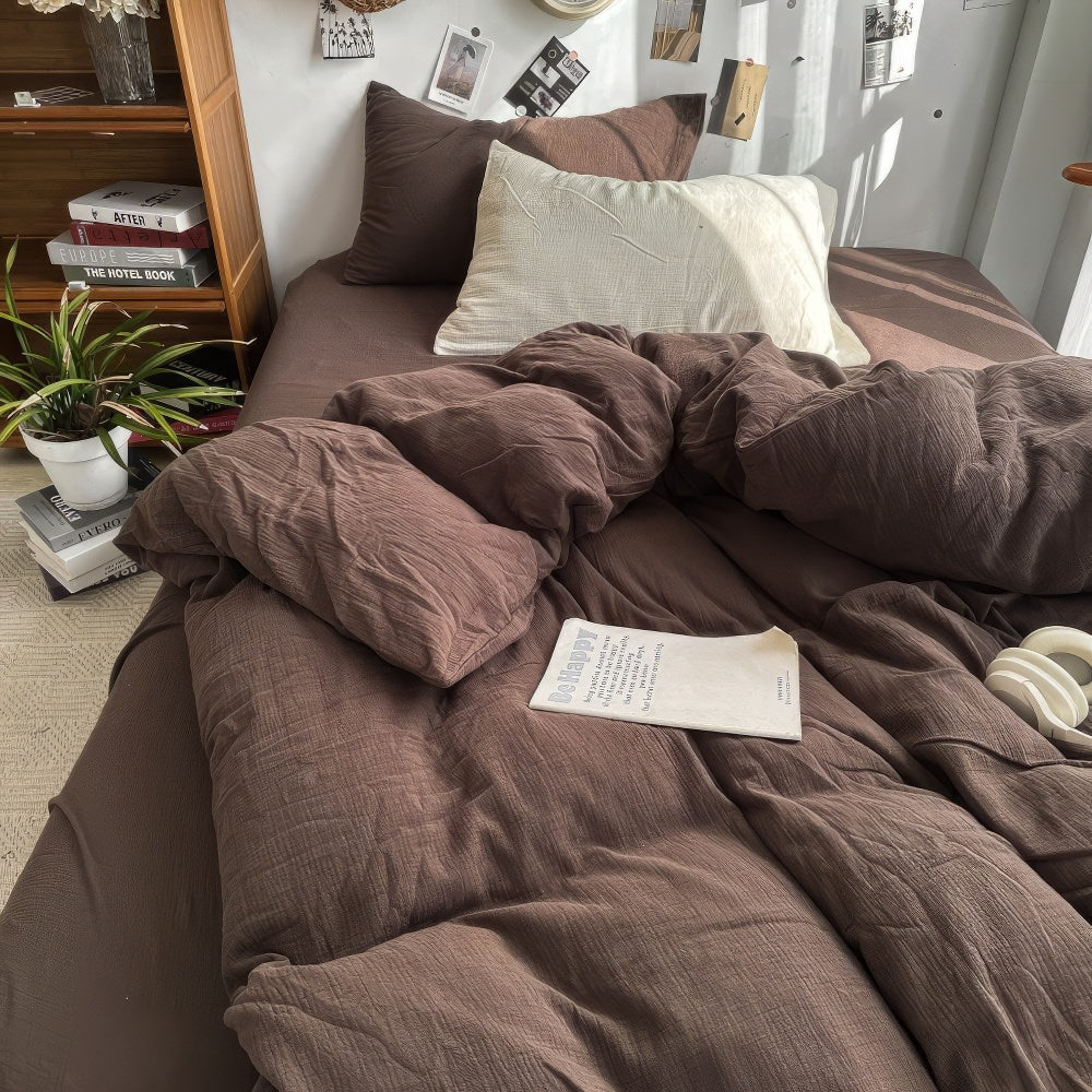 Earthy Tones Aesthetic Bedding Set - roomtery