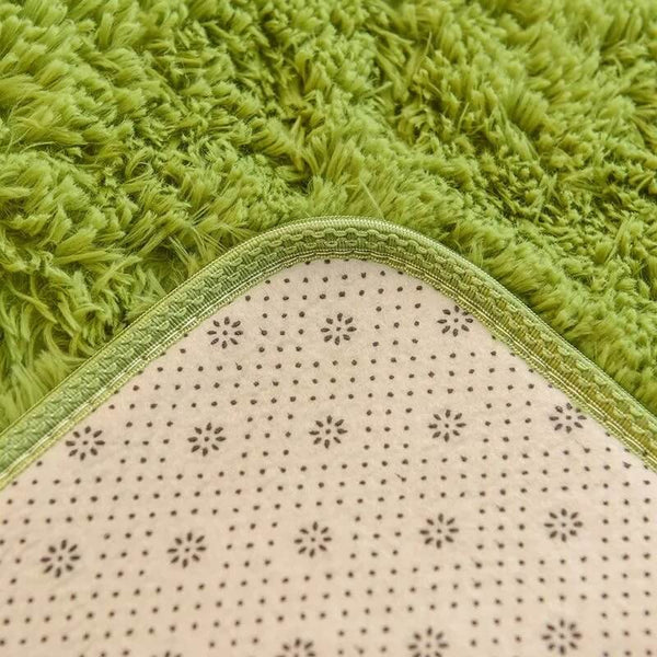 Green Grass Fluffy Carpet - Shop Online on roomtery