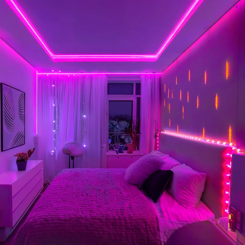 Remote Control LED Strip Lights for Gaming & Bedroom Setup