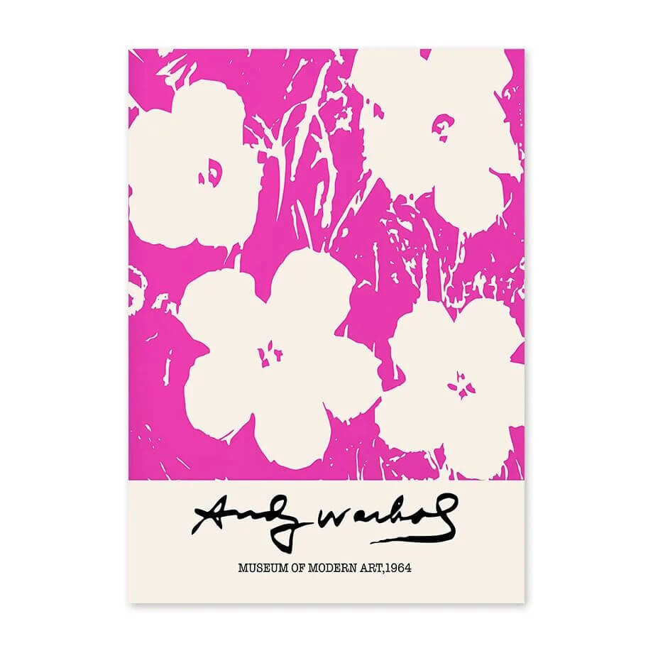 Pink Art Collage Canvas Posters - Shop Online on roomtery