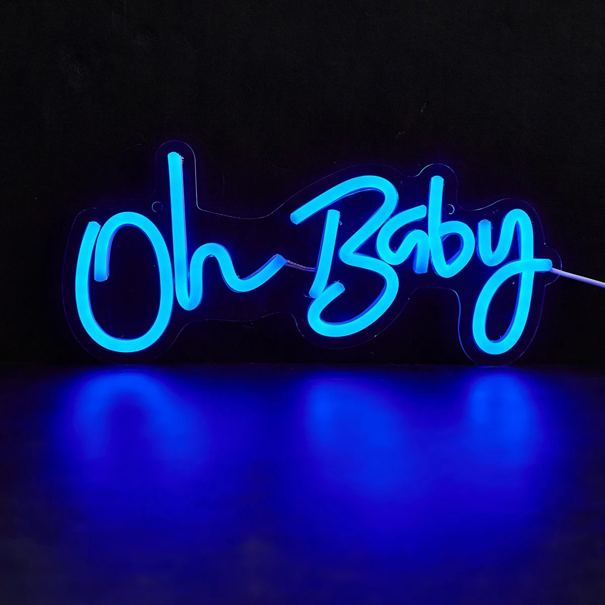 Oh Baby LED Neon Sign | Aesthetic Room Decor - roomtery