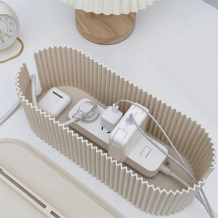 Pleated Extension Board Wire Organizer - Shop Online on roomtery