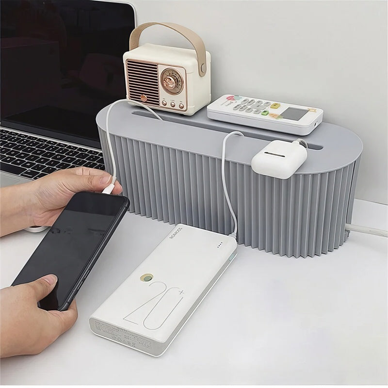 Pleated Extension Board Wire Organizer - Shop Online on roomtery