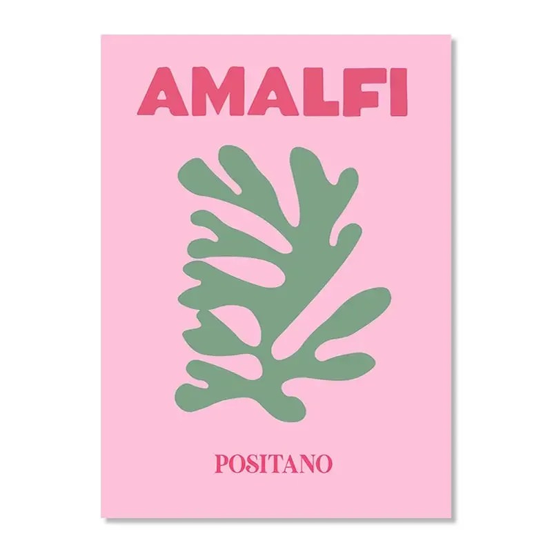 Preppy Cities Pastel Canvas Posters - Shop Online on roomtery
