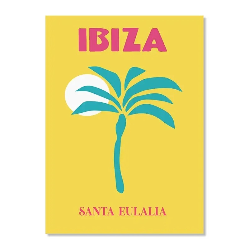 Preppy Cities Pastel Canvas Posters - Shop Online on roomtery