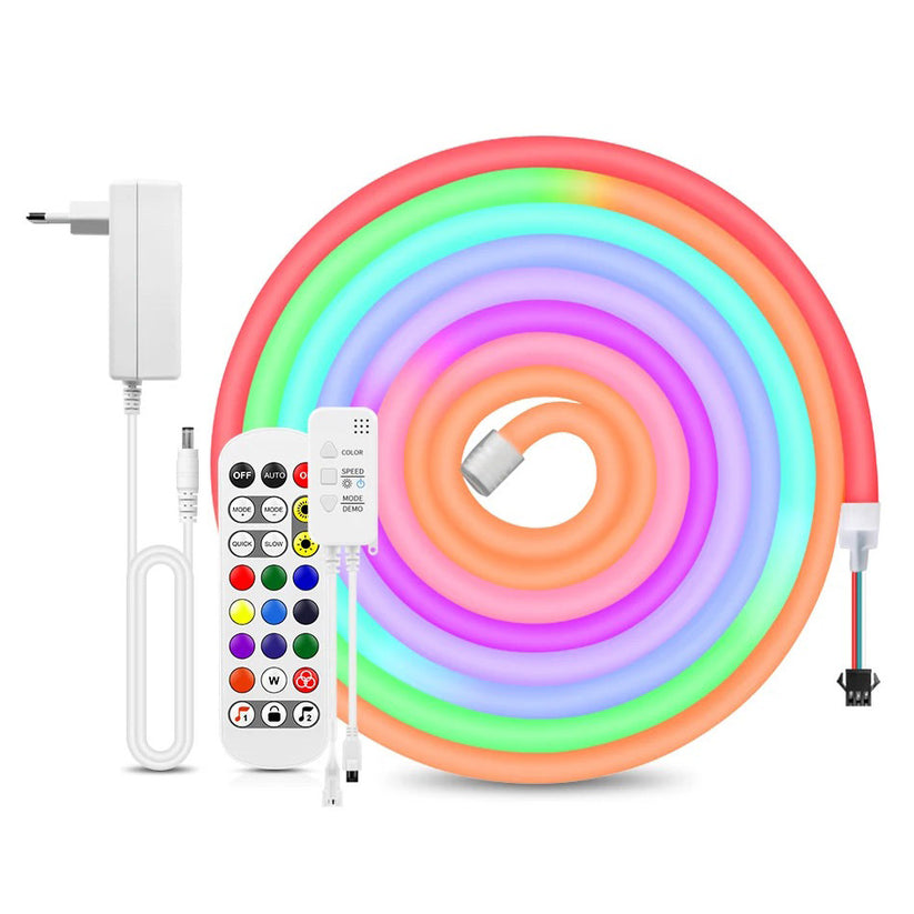 Squiggle Neon Rope Led Lights (RGBIC WS2811) - Shop Online on roomtery