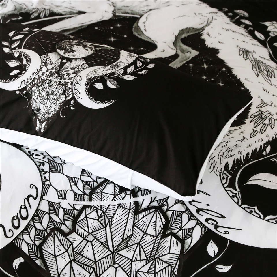 Moon Child Bedding Set | Witchcore Aesthetic Bedding - roomtery