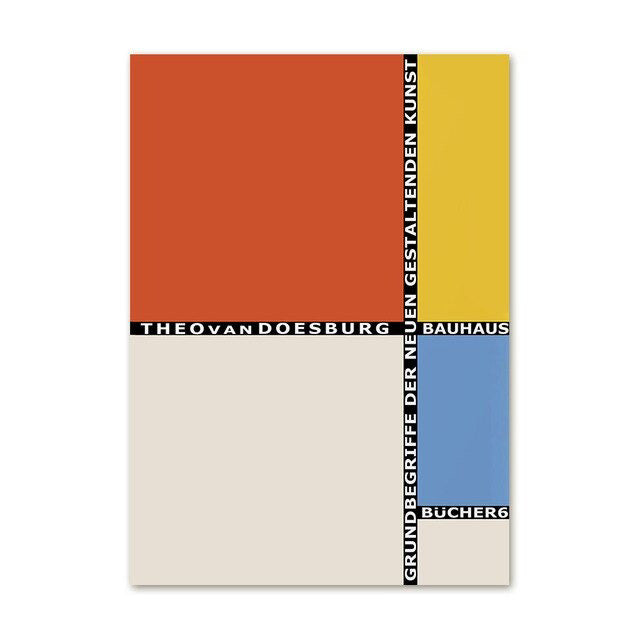 German Retro Art Gallery Wall Canvas Posters - Shop Online on roomtery