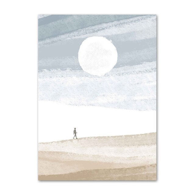 Boho Watercolor Art Canvas Posters - Shop Online on roomtery