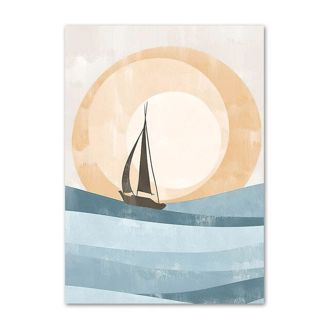 Boho Watercolor Art Canvas Posters - Shop Online on roomtery
