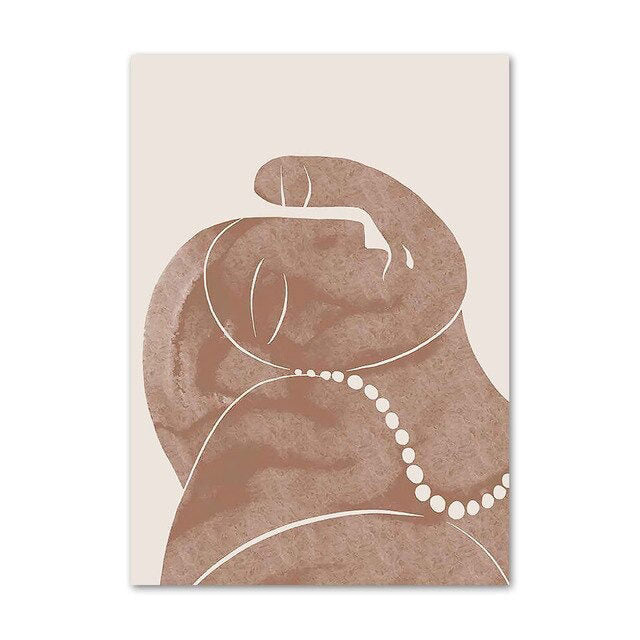 Boho Watercolor Art Canvas Posters - Shop Online on roomtery