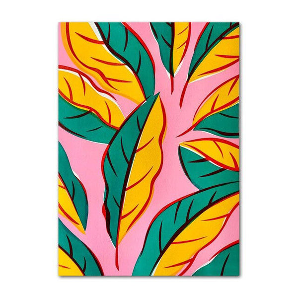 Bright Watercolor Floral Canvas Posters - Shop Online on roomtery