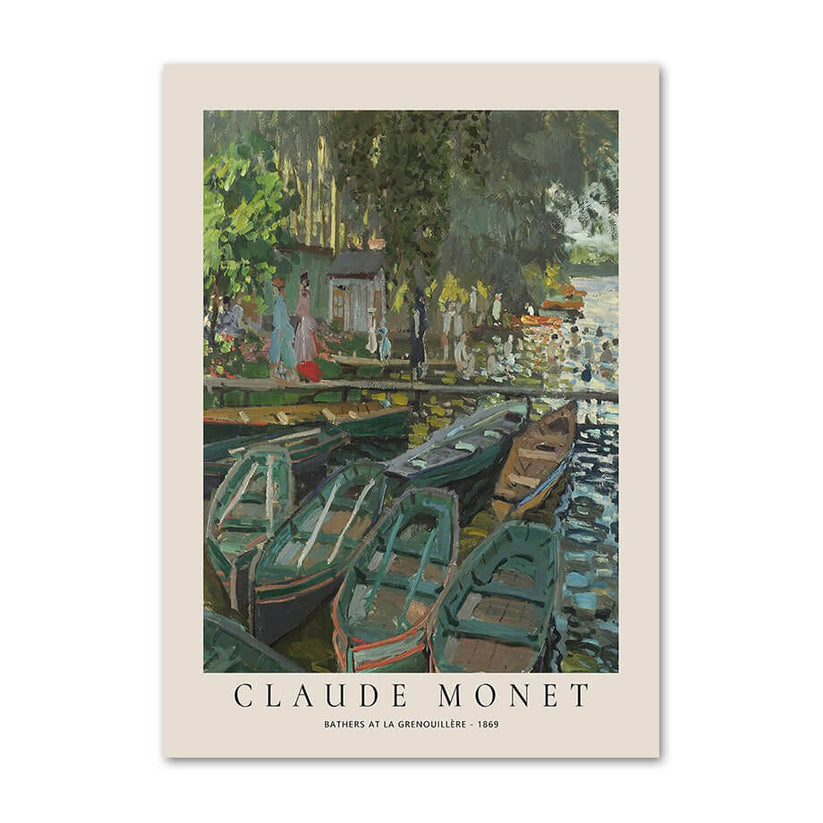 Monet Impressionist Art Canvas Posters - Shop Online on roomtery