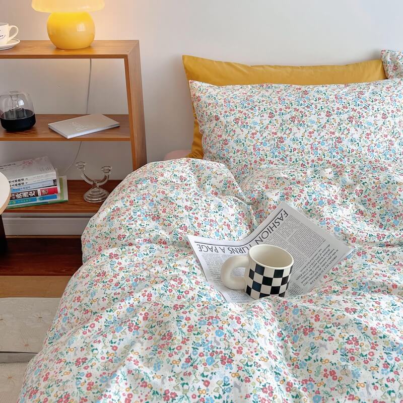 Cottagecore Grandma Bedding Set Vintage Aesthetic Bedding Roomtery