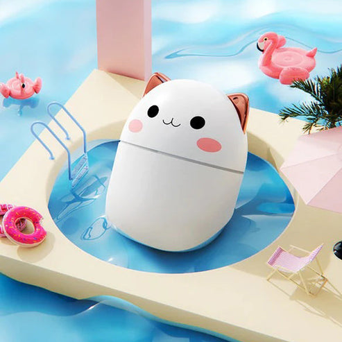 Kawaii Cat Mini Desktop Humidifier | Kawaii Aesthetic Room Desk Decor