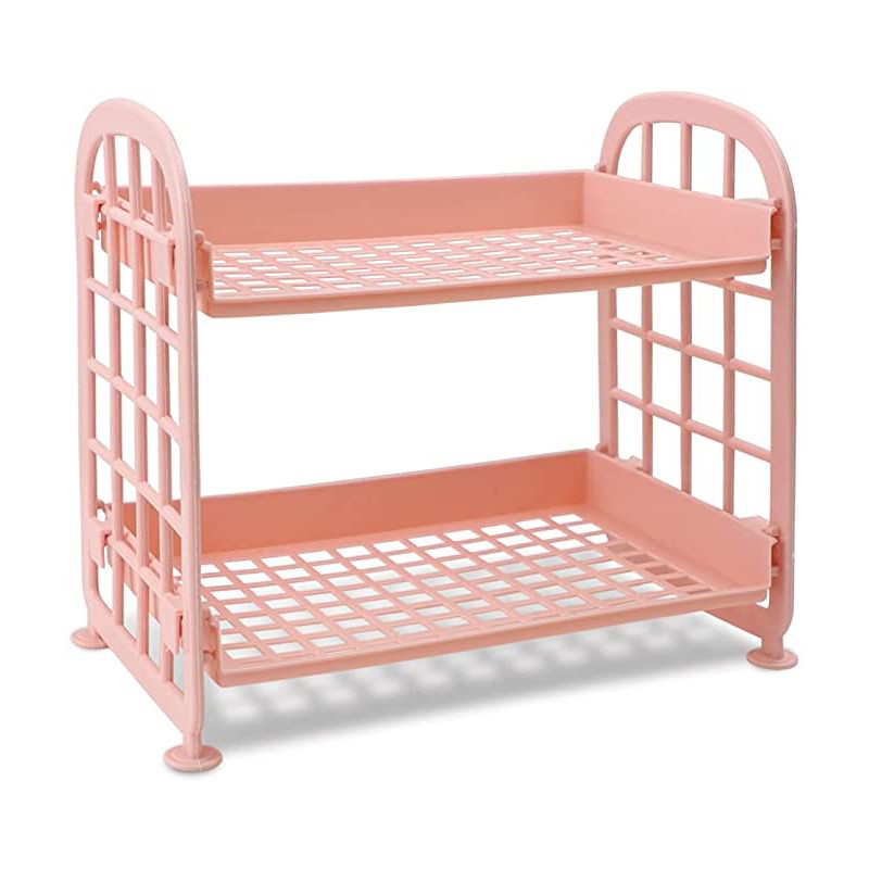 Kawaii Two-Storey Desk Shelf | Kawaii Aesthetic Room Desk Decor