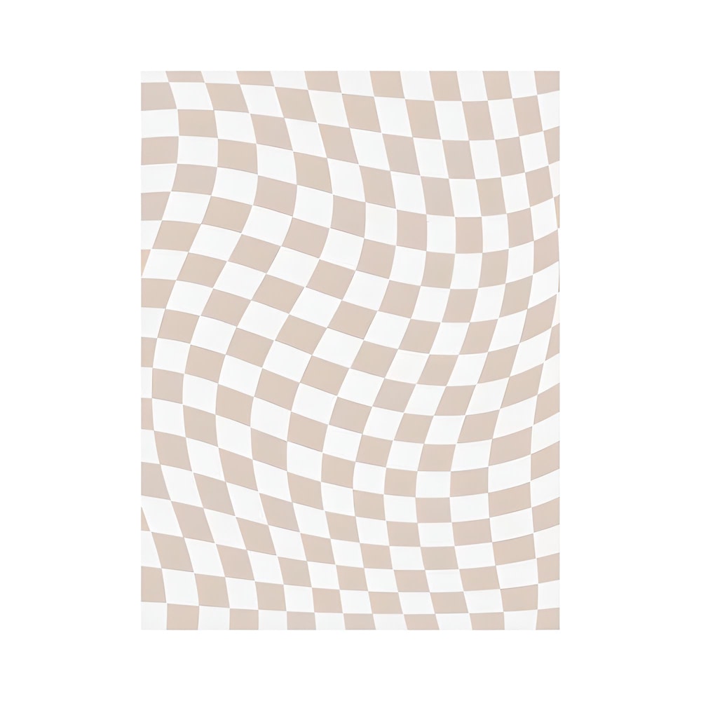 Pastel Curvy Checker Carpet - Shop Online on roomtery