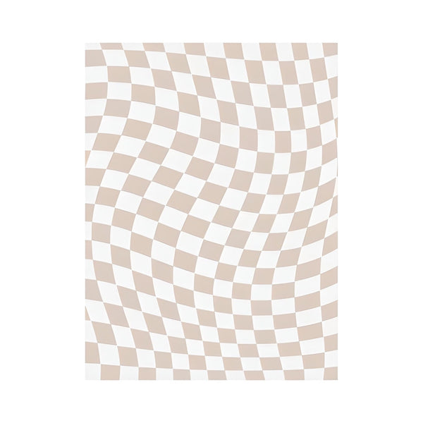 Pastel Curvy Checker Carpet - Shop Online on roomtery