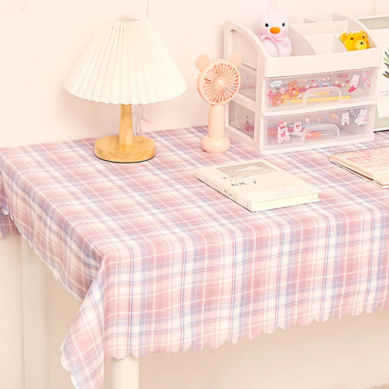Pastel Plaid Table Cloth - Shop Online on roomtery