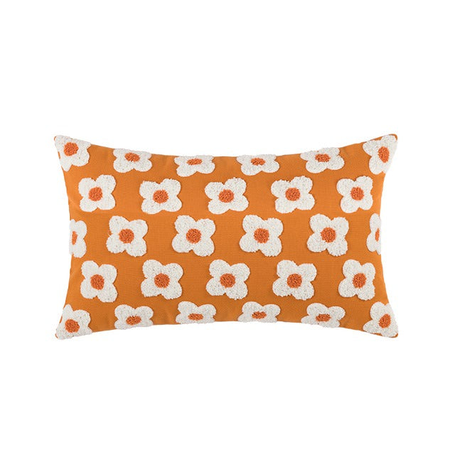 Embroidered Daisies Cushion Cover - Shop Online on roomtery