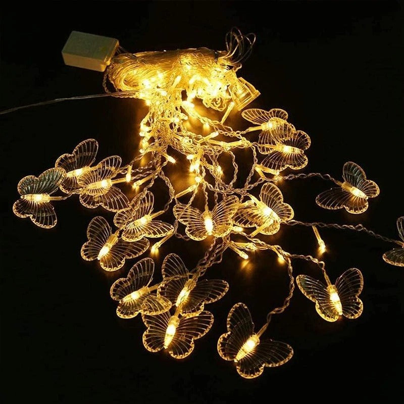 Fairy Butterfly String Lights | Aesthetic Room Wall Decor - roomtery