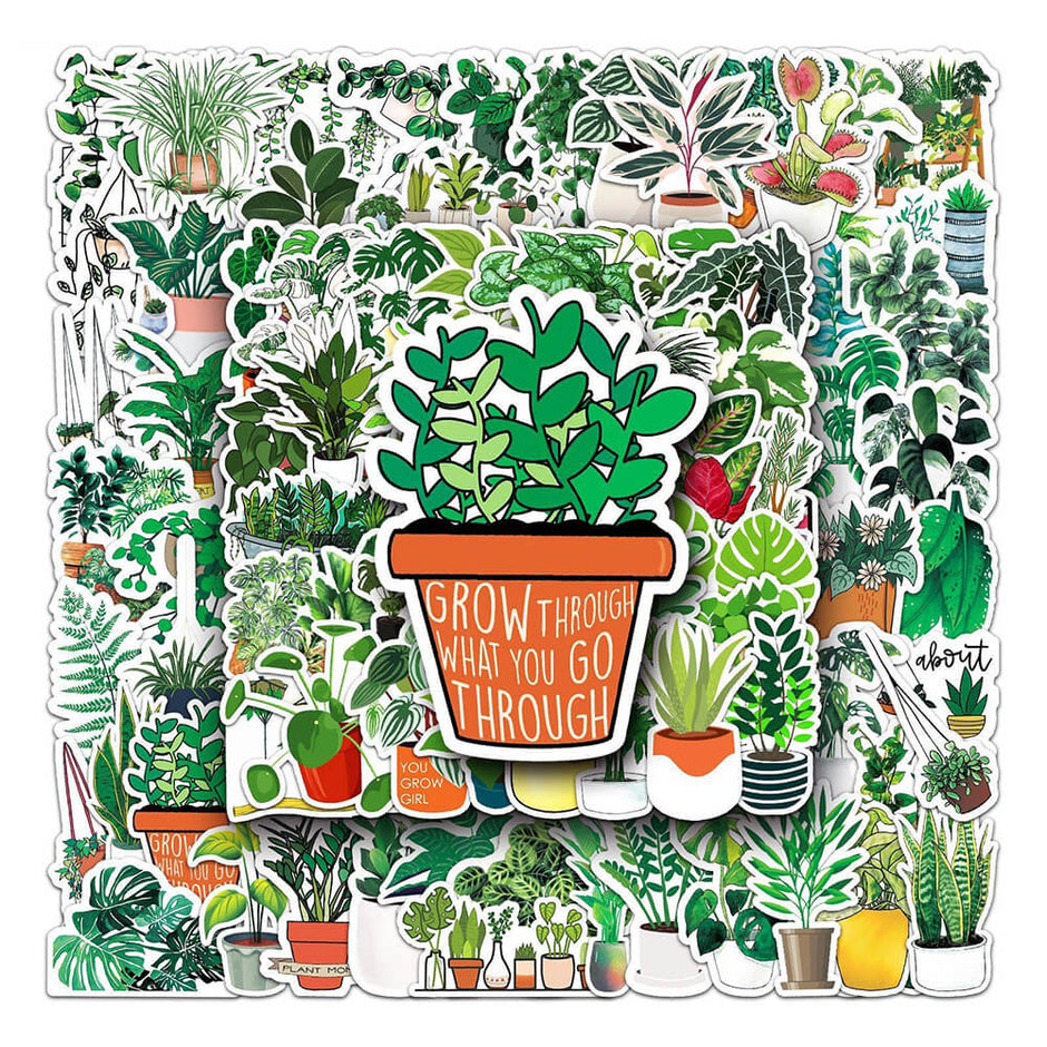 Fresh Greenery Sticker Pack - Shop Online on roomtery