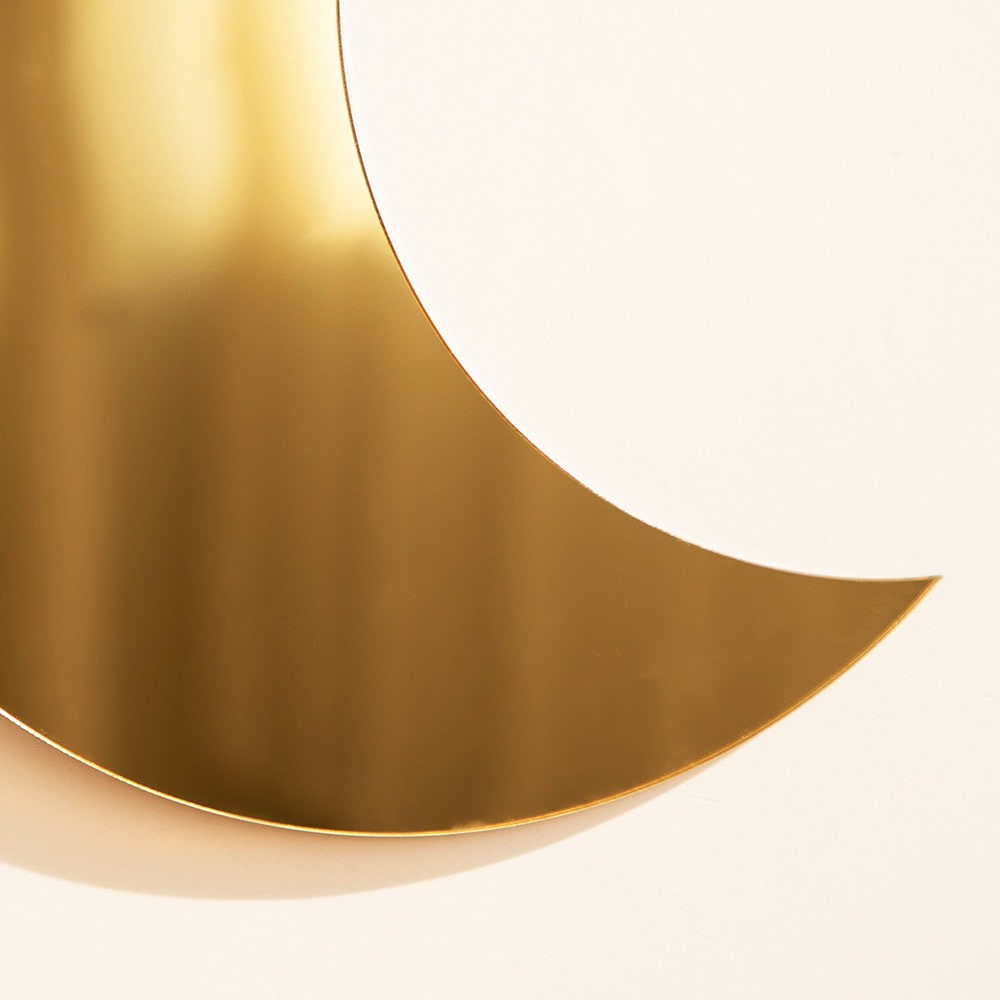 Mirror Moon Wall Decor | Aesthetic Room Wall Decor - roomtery