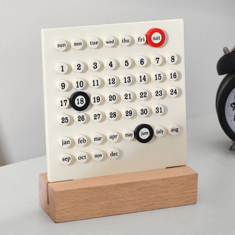 Kawaii Table Top Calendar - Shop Online on roomtery