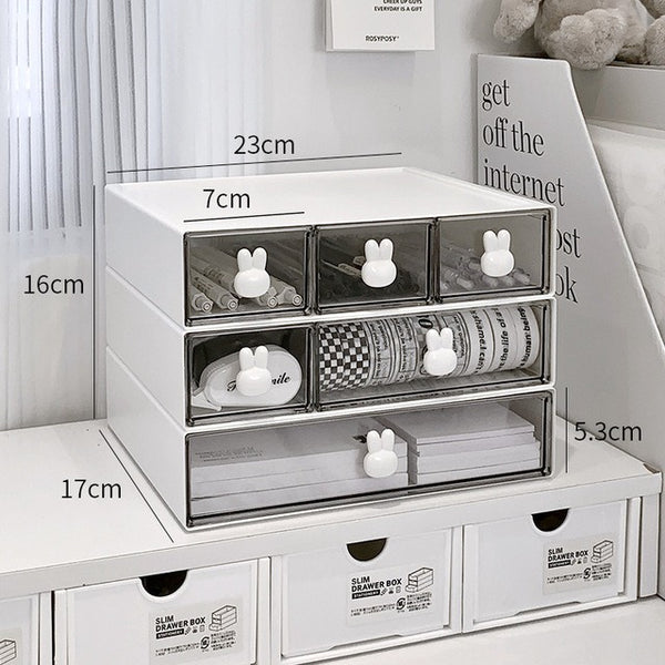 Desktop Storage Box Organizer | Aesthetic Room Organizers