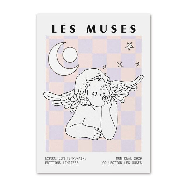 Les Muses Art Canvas Posters - Shop Online on roomtery
