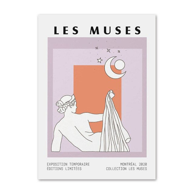 Les Muses Art Canvas Posters - Shop Online on roomtery