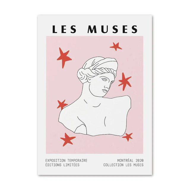Les Muses Art Canvas Posters - Shop Online on roomtery