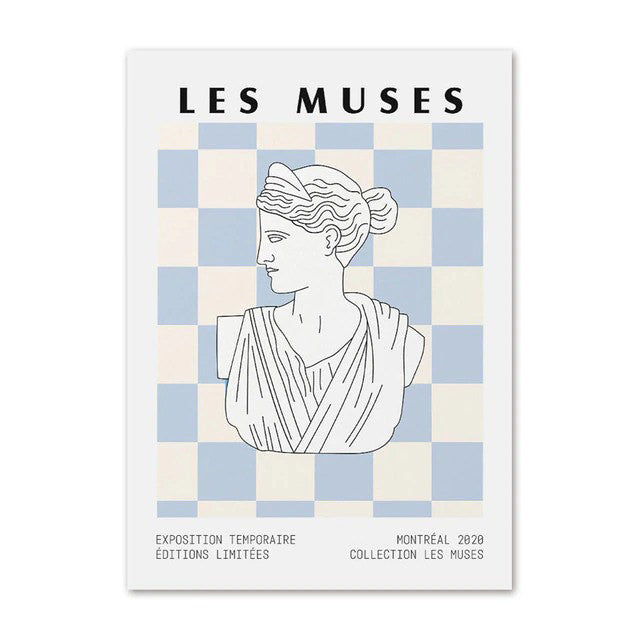 Les Muses Art Canvas Posters - Shop Online on roomtery