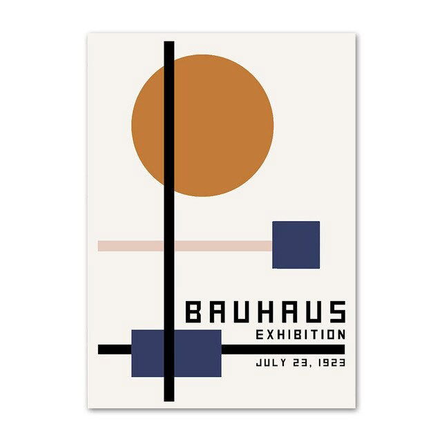 Blue & Yellow Themed Art Gallery Wall Canvas Posters - Shop Online on ...