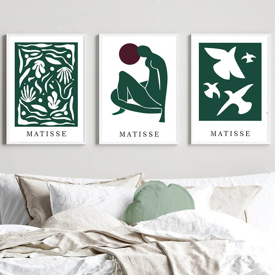 Green Art Mix Canvas Posters - Shop Online on roomtery