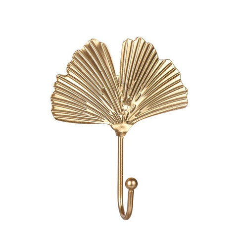 Golden Leaf Wall Hook | Aesthetic Room Wall Decor - roomtery