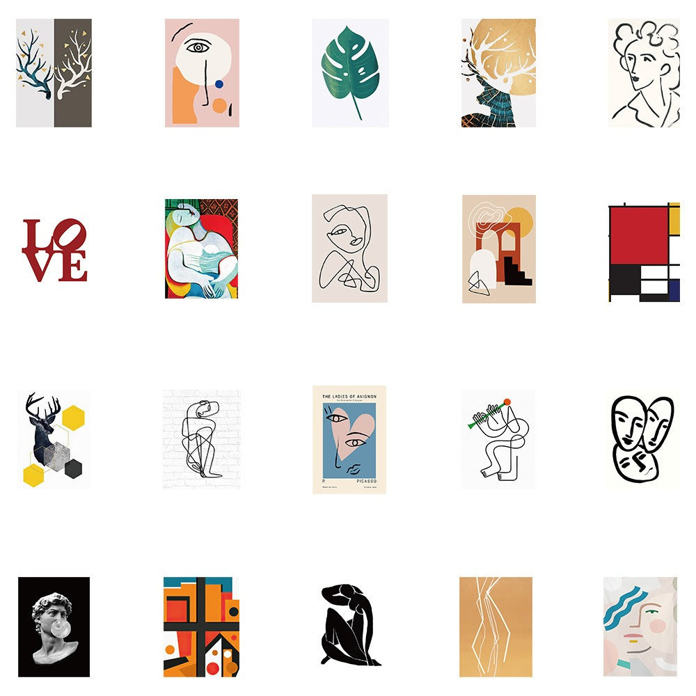 Outline Art Sticker Pack - Shop Online on roomtery