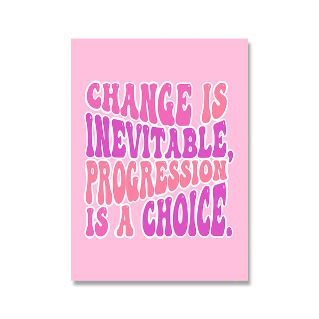 Think Pink Canvas Posters - Shop online on roomtery