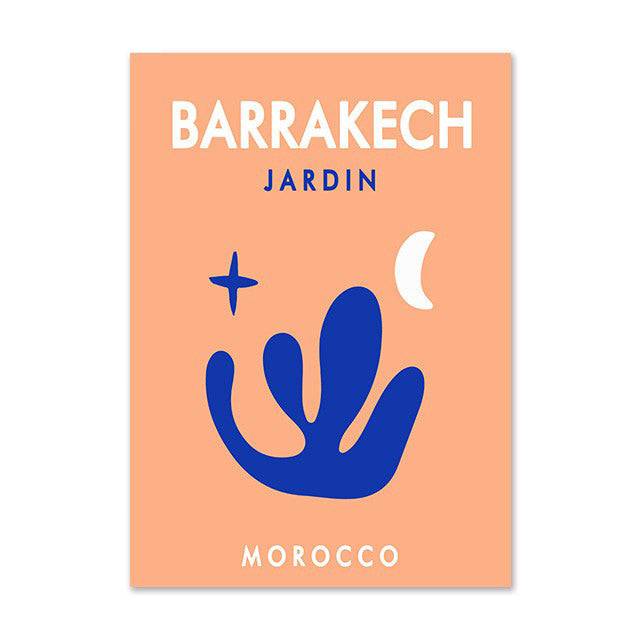 Preppy Cities Bright Canvas Posters - Shop Online on roomtery