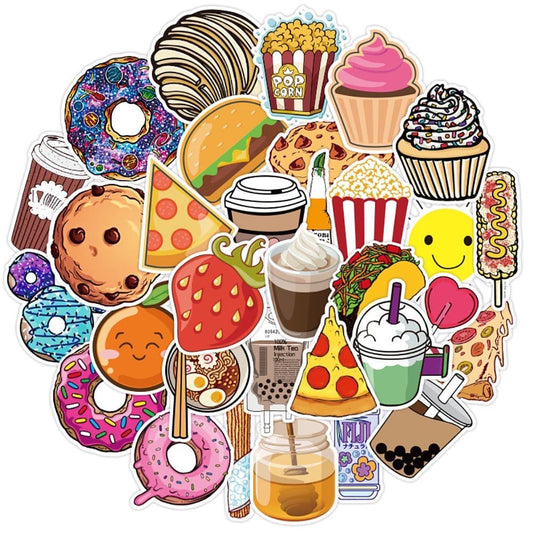 Food Sticker Pack | aesthetic stickers | roomtery
