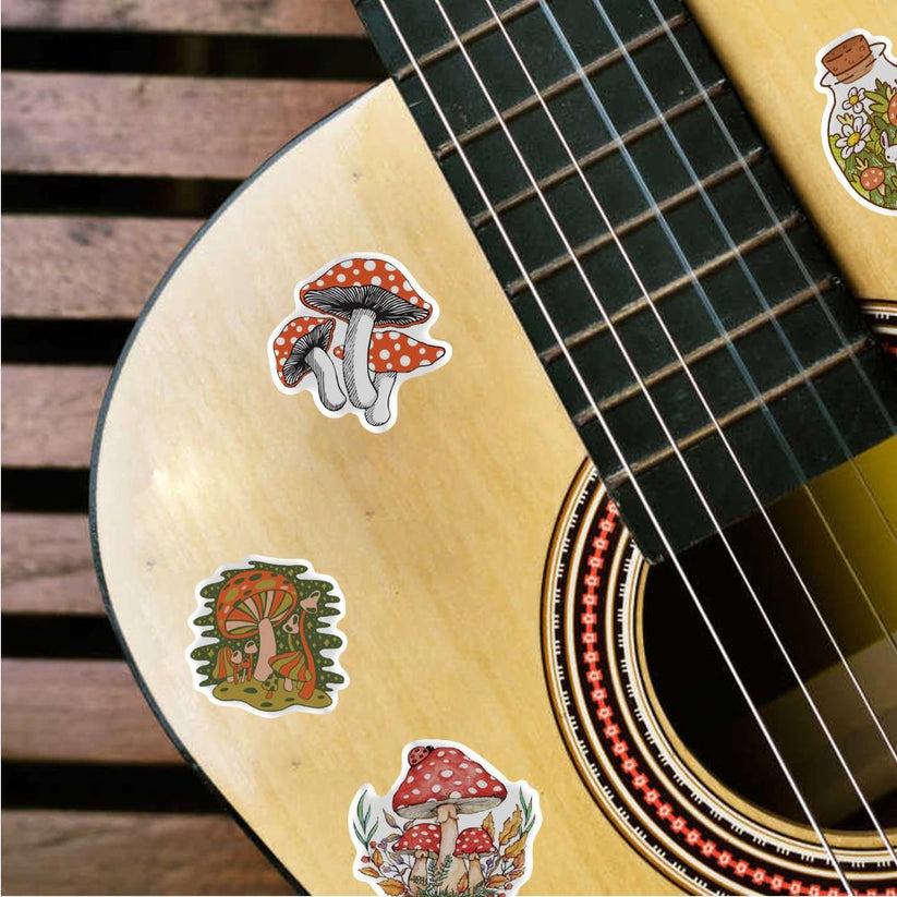Mushroom Sticker Pack | aesthetic stickers | roomtery