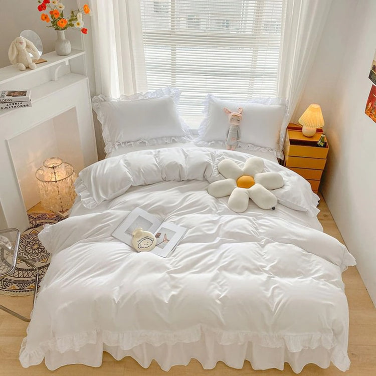 Ruffle Bedding Duvet Covers & Sets - roomtery